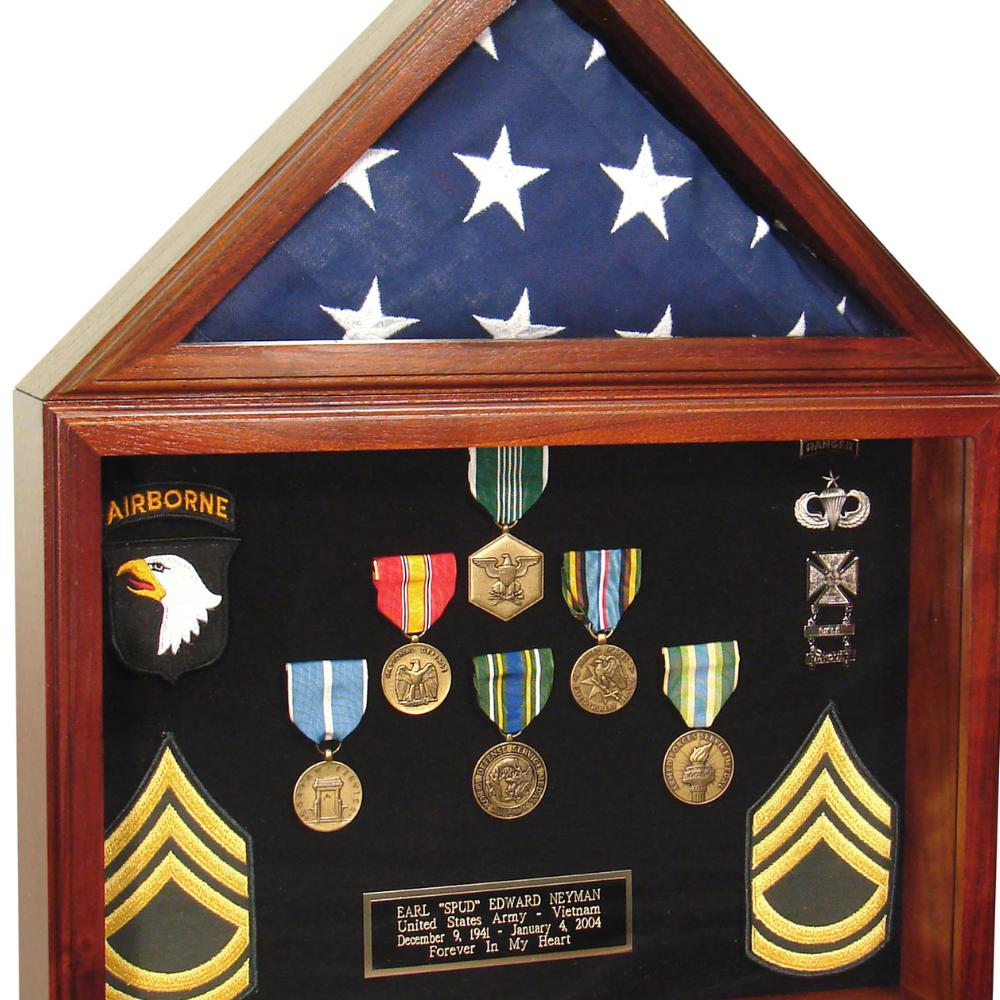 Medal and Flag Display Cases | Bags of Flags
