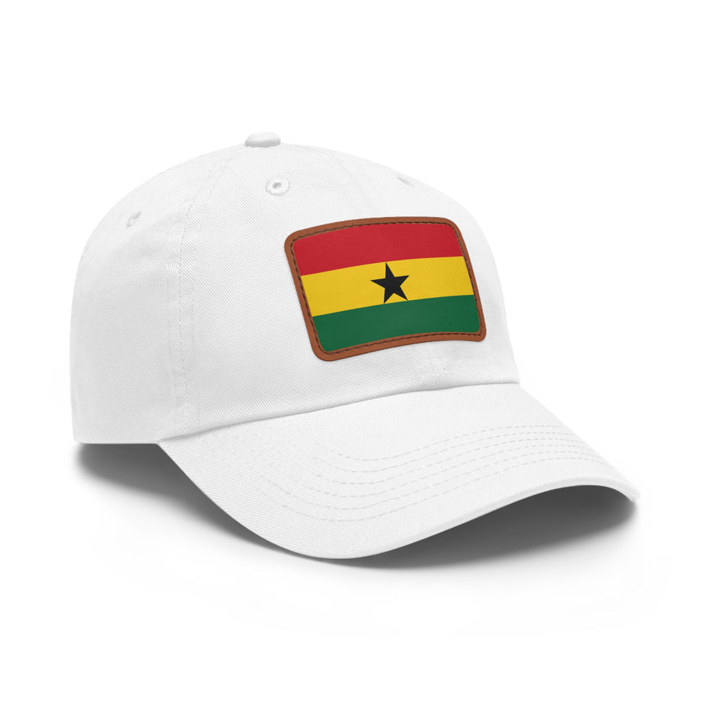 Ghana Leather Patch Hat – Bags of Flags