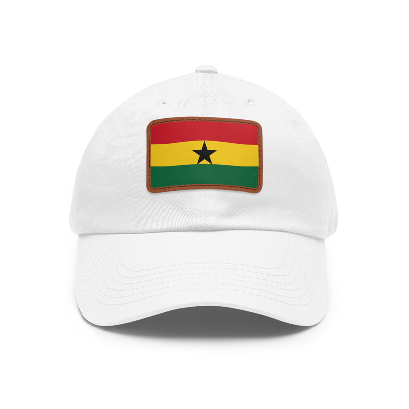 Ghana Leather Patch Hat – Bags of Flags
